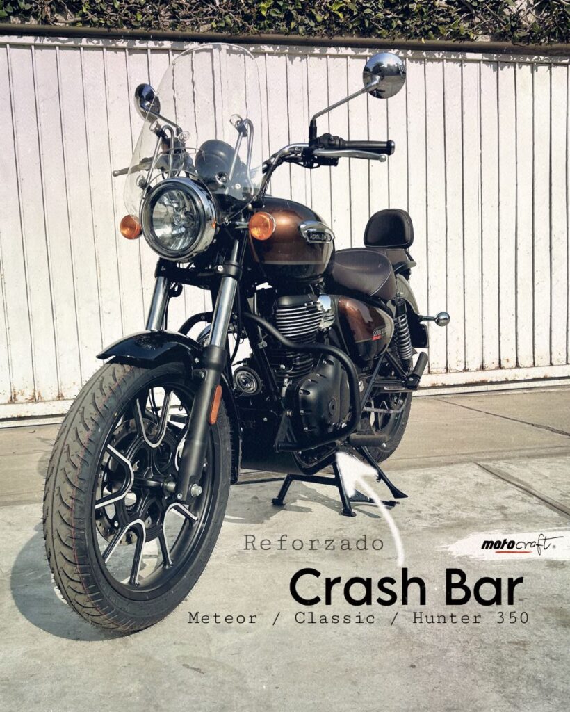 Royal Enfield Meteor 350 – Crash Bar – Defensas – Motocraft.pe